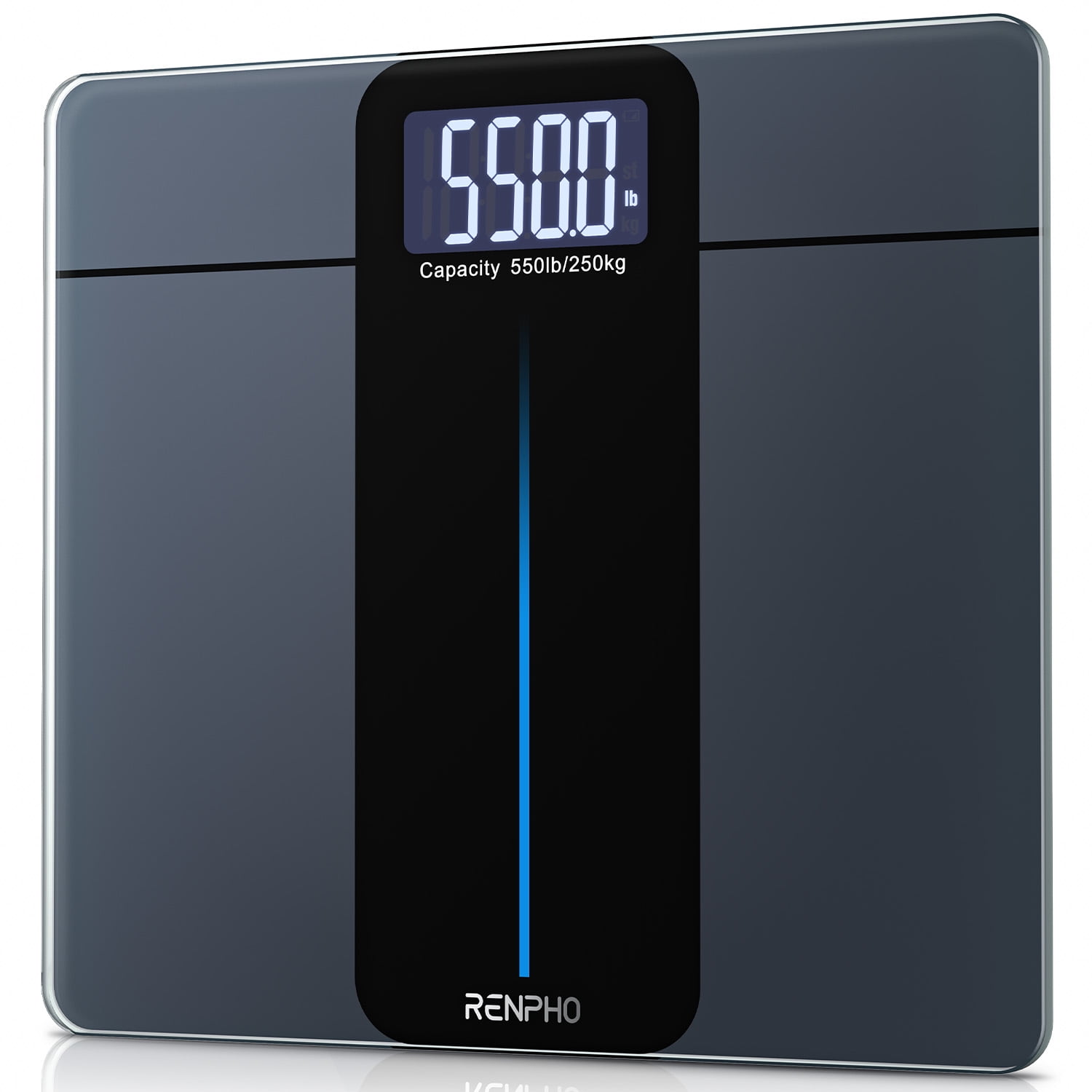 RENPHO 550lb Scale for Body Weight, Digital Bathroom Scale with Large ...