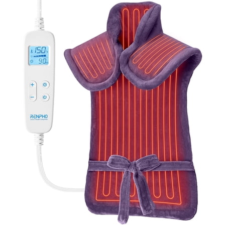 Beurer Super-Soft XL Heating Pad, UHP26DKGRY HSA/FSA Eligible - Walmart.com