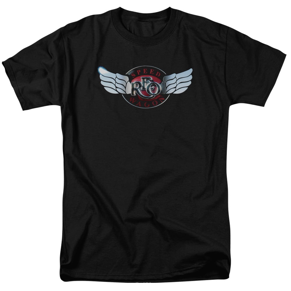 REO SPEEDWAGON/RENDERED LOGO-S/S ADULT 18/1-BLACK-5X - Walmart.com