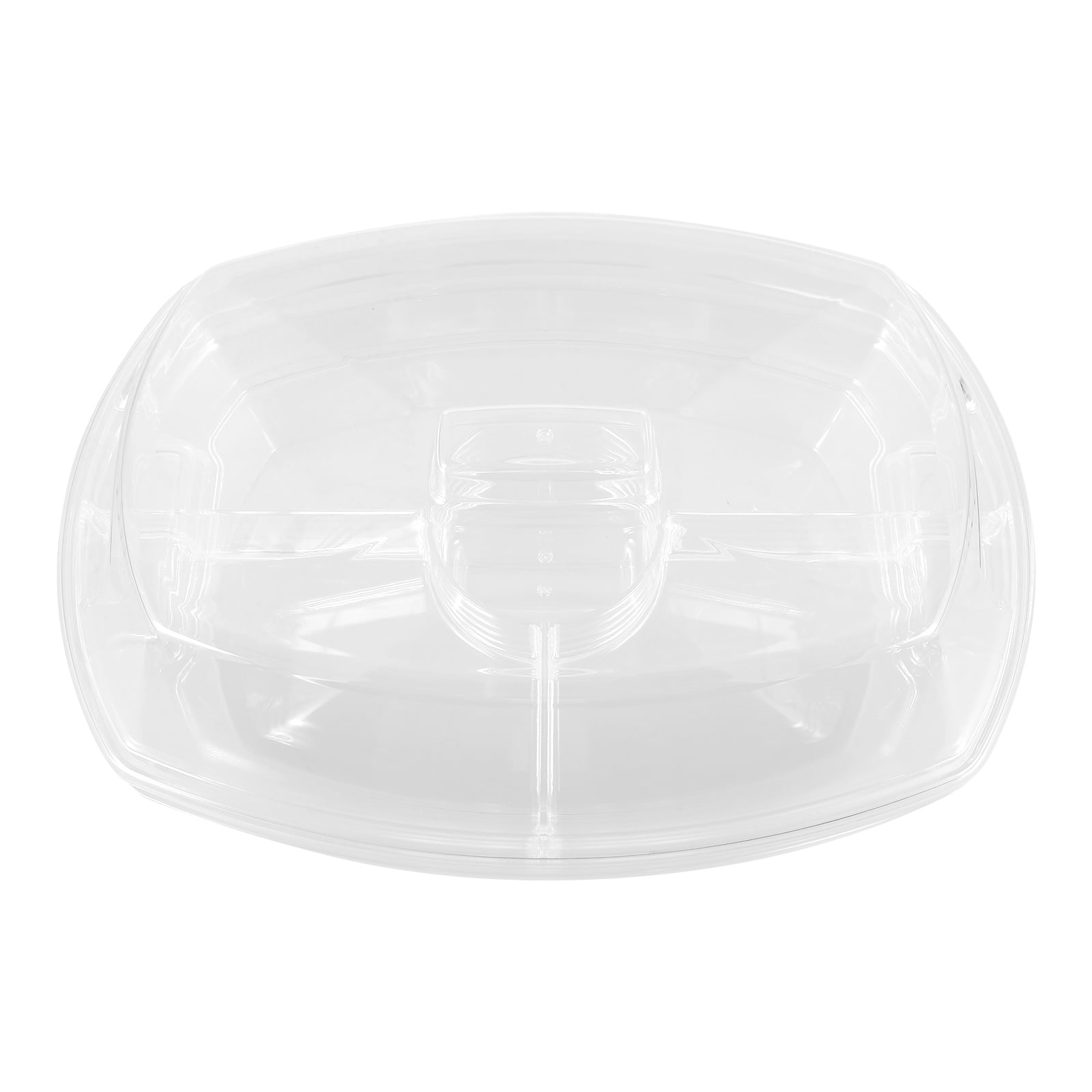 REOFLYUP 1 Set Vegetable Trays For Parties Transparent Plastic Display ...