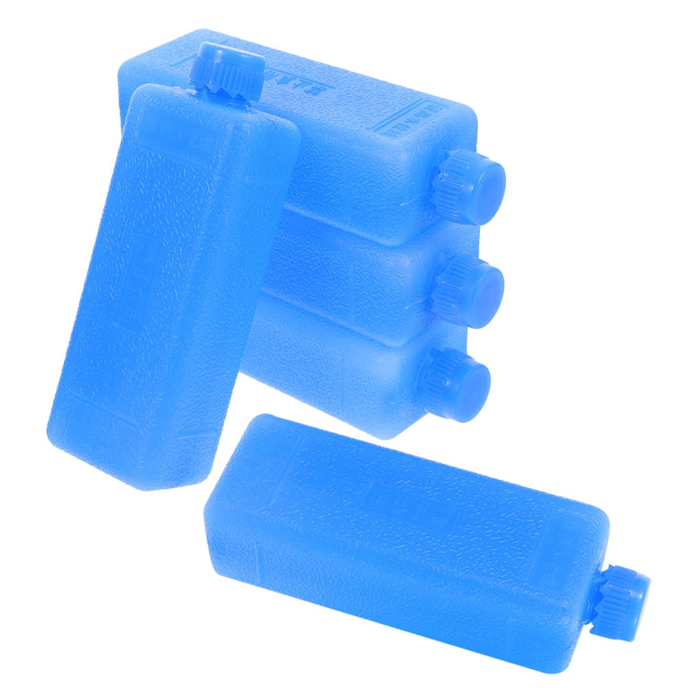 REOFLYUP 5Pcs Blue Cooler Ice Packs Reusable Freezer Blocks for Air ...