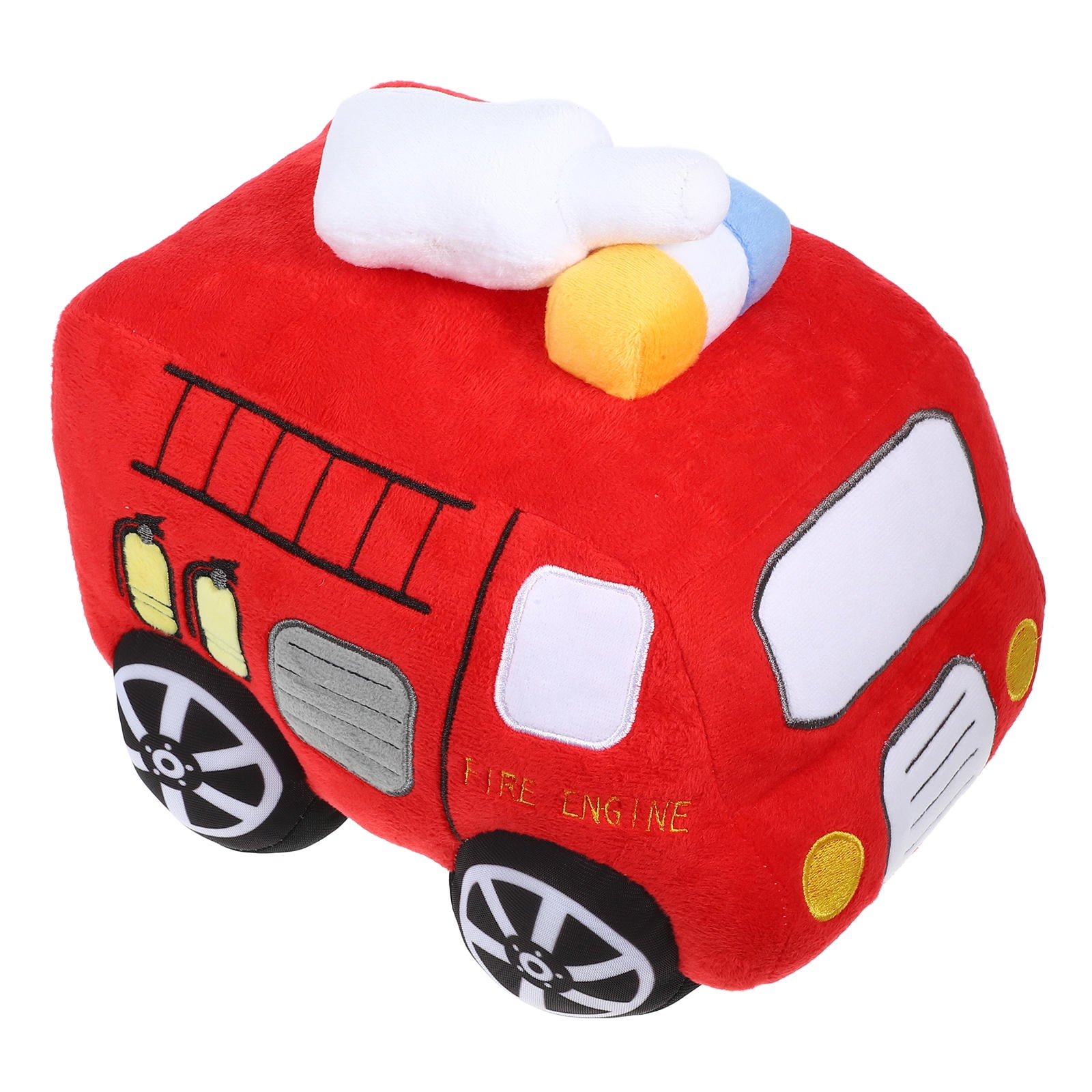 REOFLYUP Emergency Vehicle Toys Truck Shape Plush Pillow Cute and ...