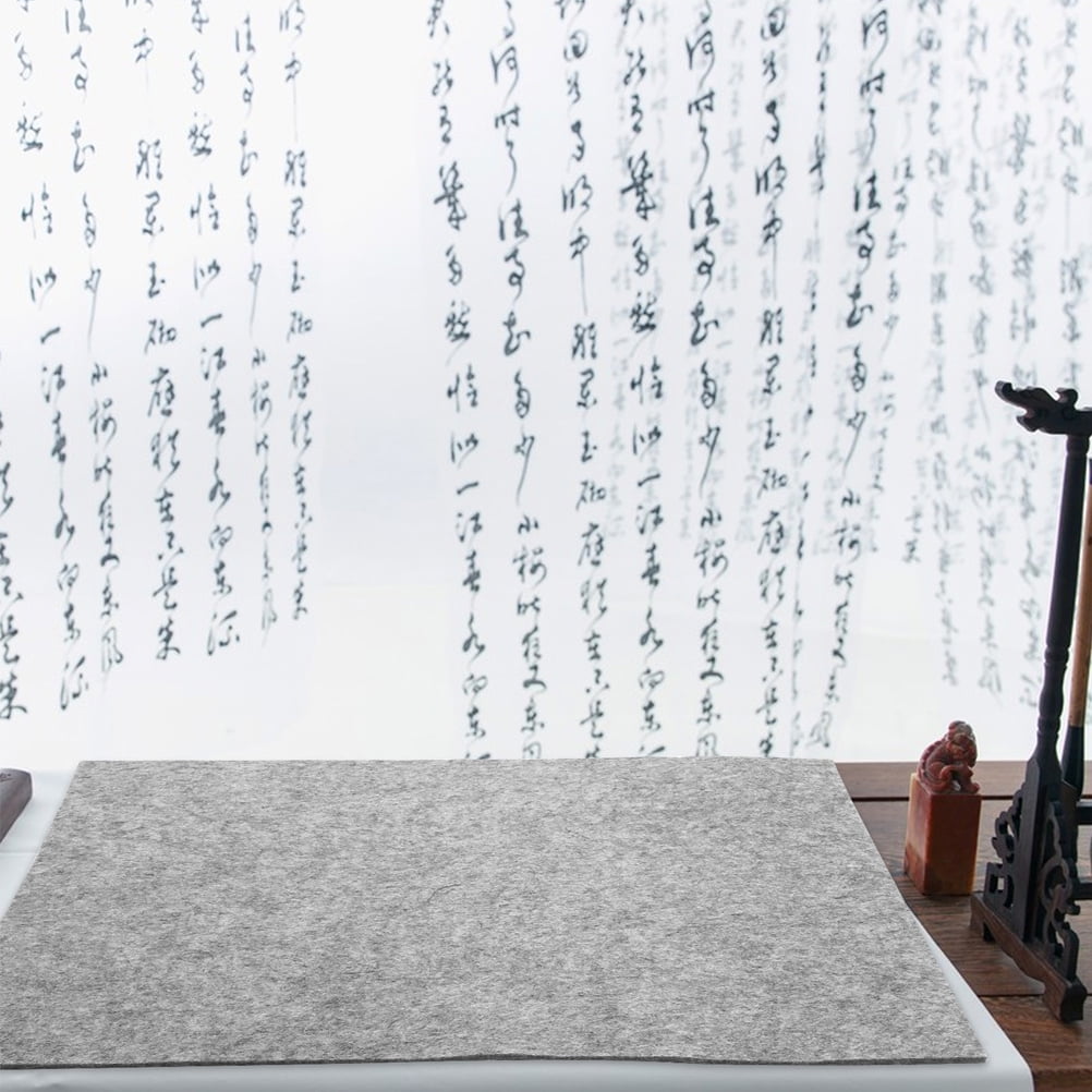 REOFLYUP Ink Brush Writing Mat Grey for Calligraphy Enthusiasts 1Pcs ...