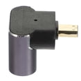 REOFLYUP Metal Video Adapter Female to Male Right Angle Connector for ...