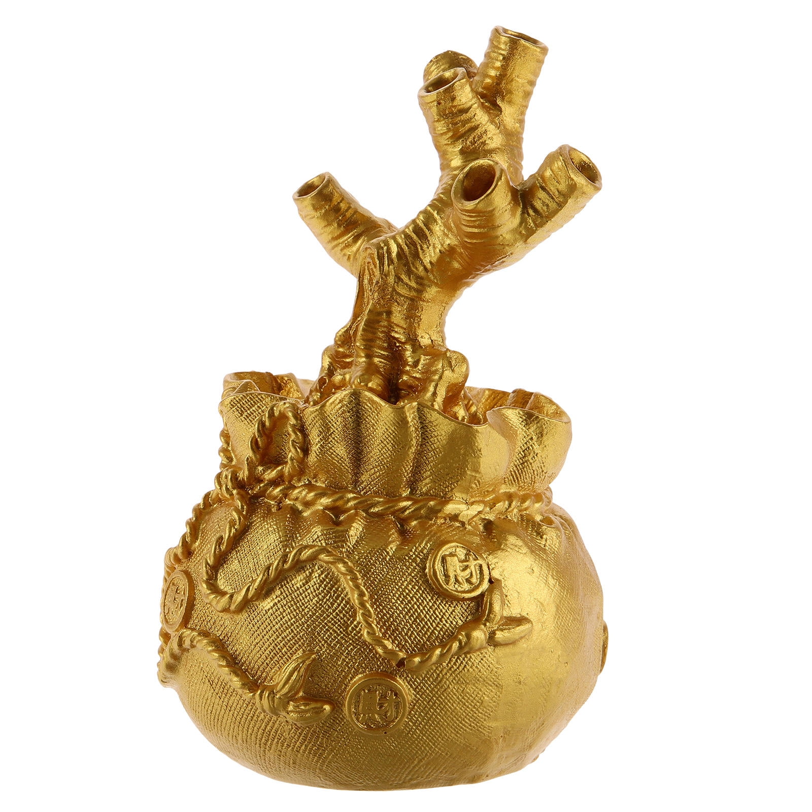 REOFLYUP Money Tree Statues Resin Vintage Tabletop Decor Good Fortune ...