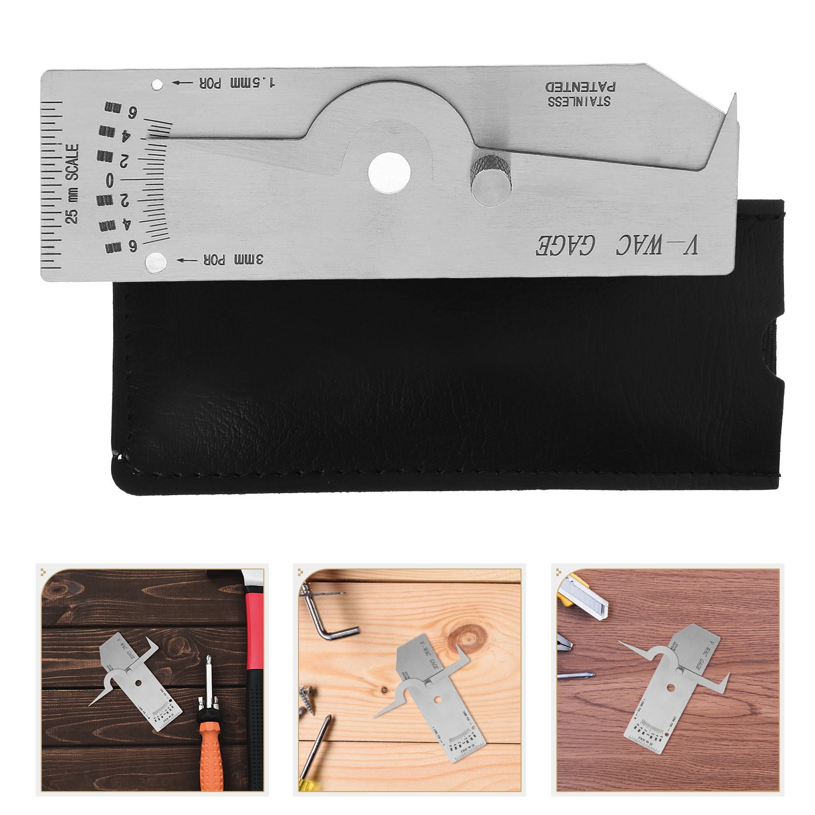 REOFLYUP Stainless Steel Drawing Gauge Welding Tools Measurement Tasks ...