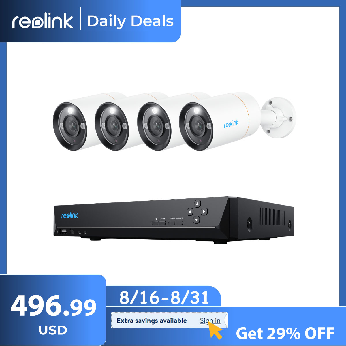 onn. BNC Video Power Wire Cord,100ft,White, Wire for Security Camera ...