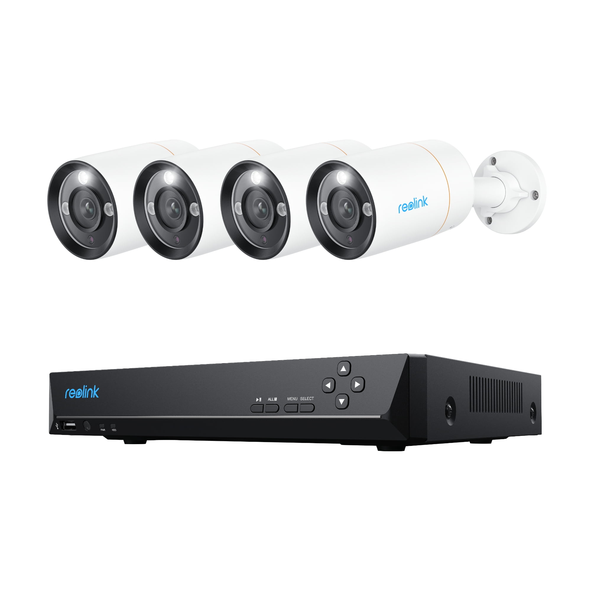 REOLINK 12MP Surveillance System, RLK8-1200B4-A, Person Vehicle ...