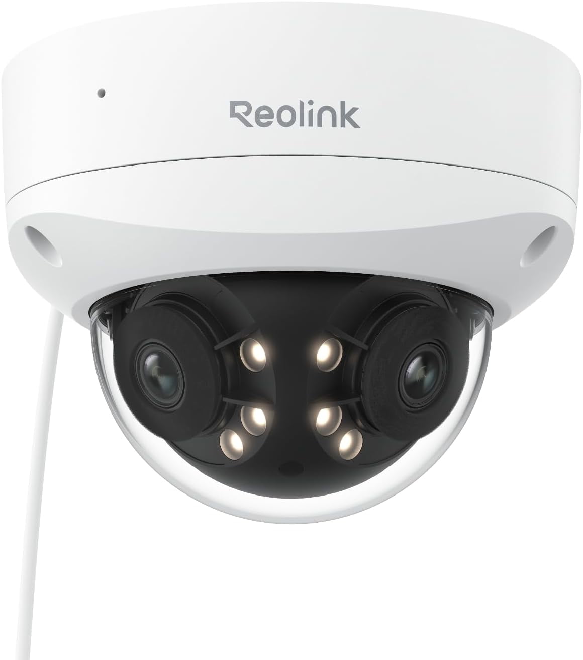 REOLINK 4K 8MP 180° Dual-Lens PoE IP Camera, IK10 Vandal-Proof, Person ...