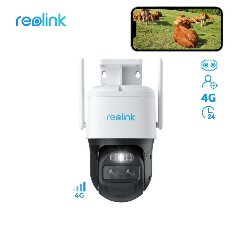 REOLINK 4MP PTZ 4G LTE Wired Cellular Security Camera Outdoor, No WiFi ...