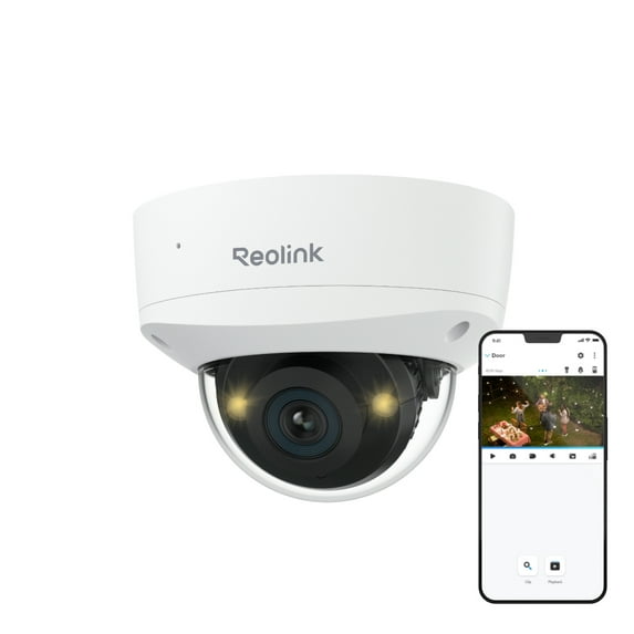 Reolink 12MP Vandalproof PoE Security Camera, 145Â° Wide Angle, Color ...