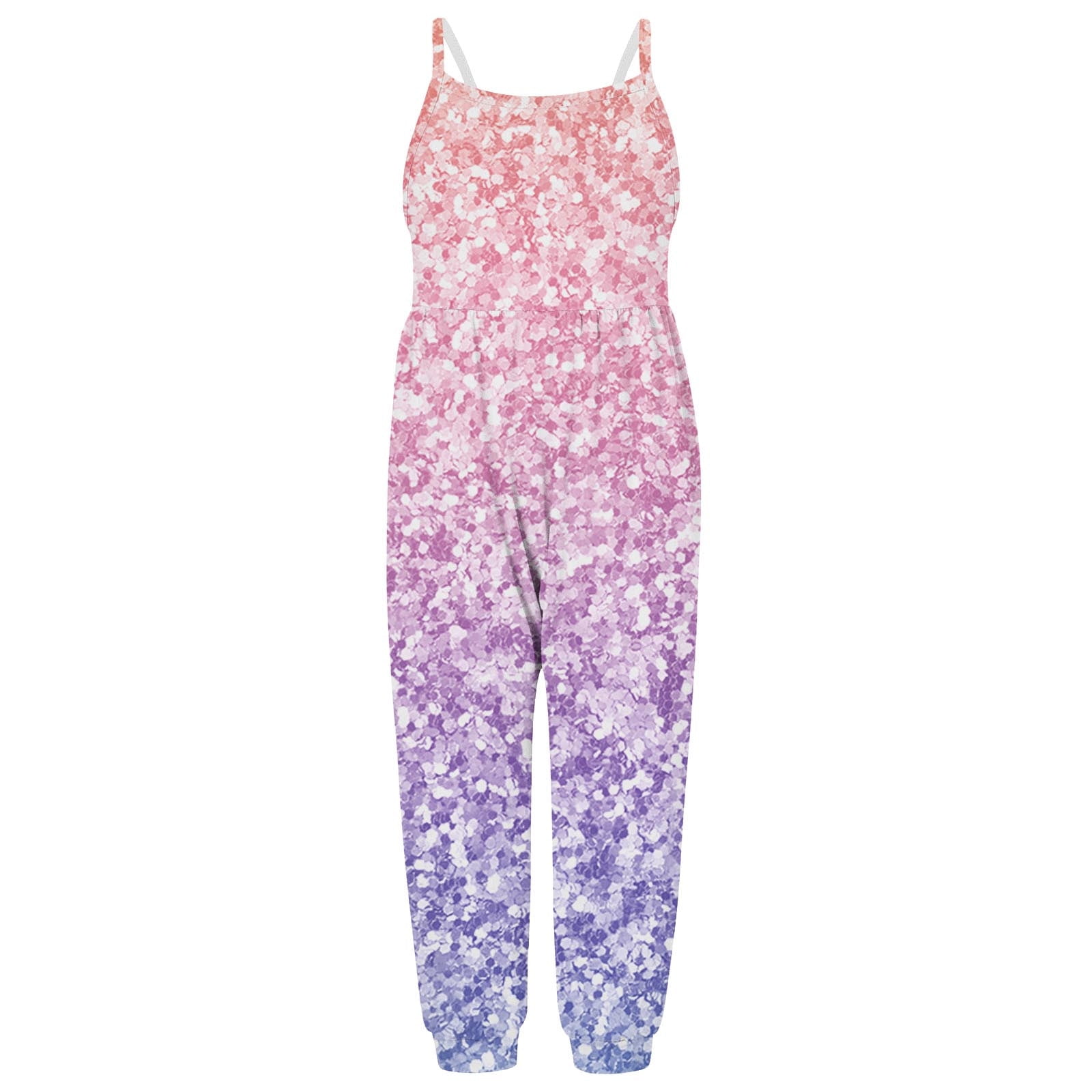 REORIAFEE Baby Girl Summer Rompers Sleeveless Rompers Spaghetti Straps ...