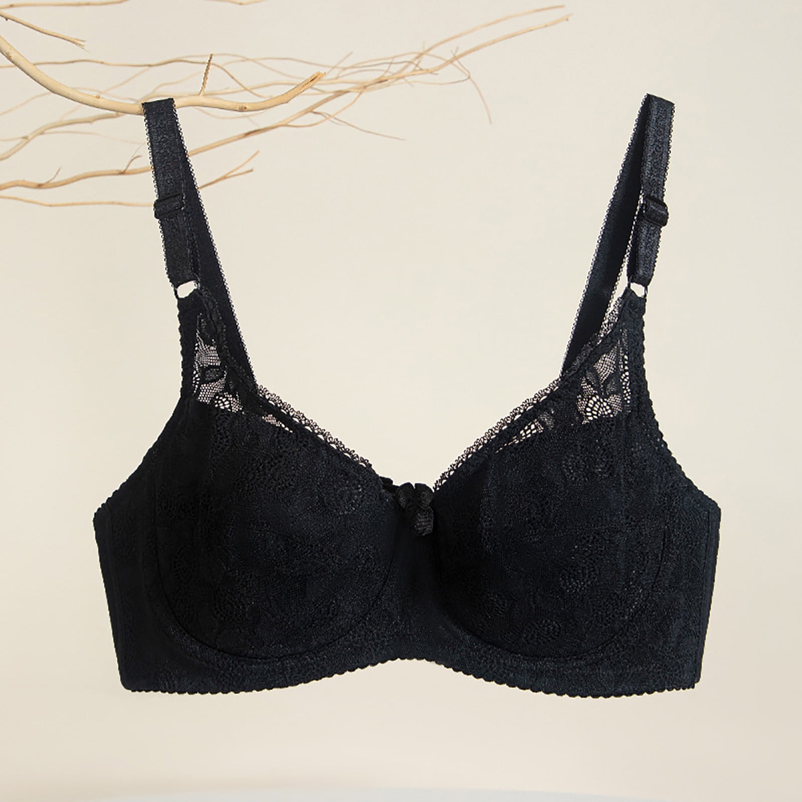 REORIAFEE Bras for Women Push up No Wires No Wire Gathered Together ...