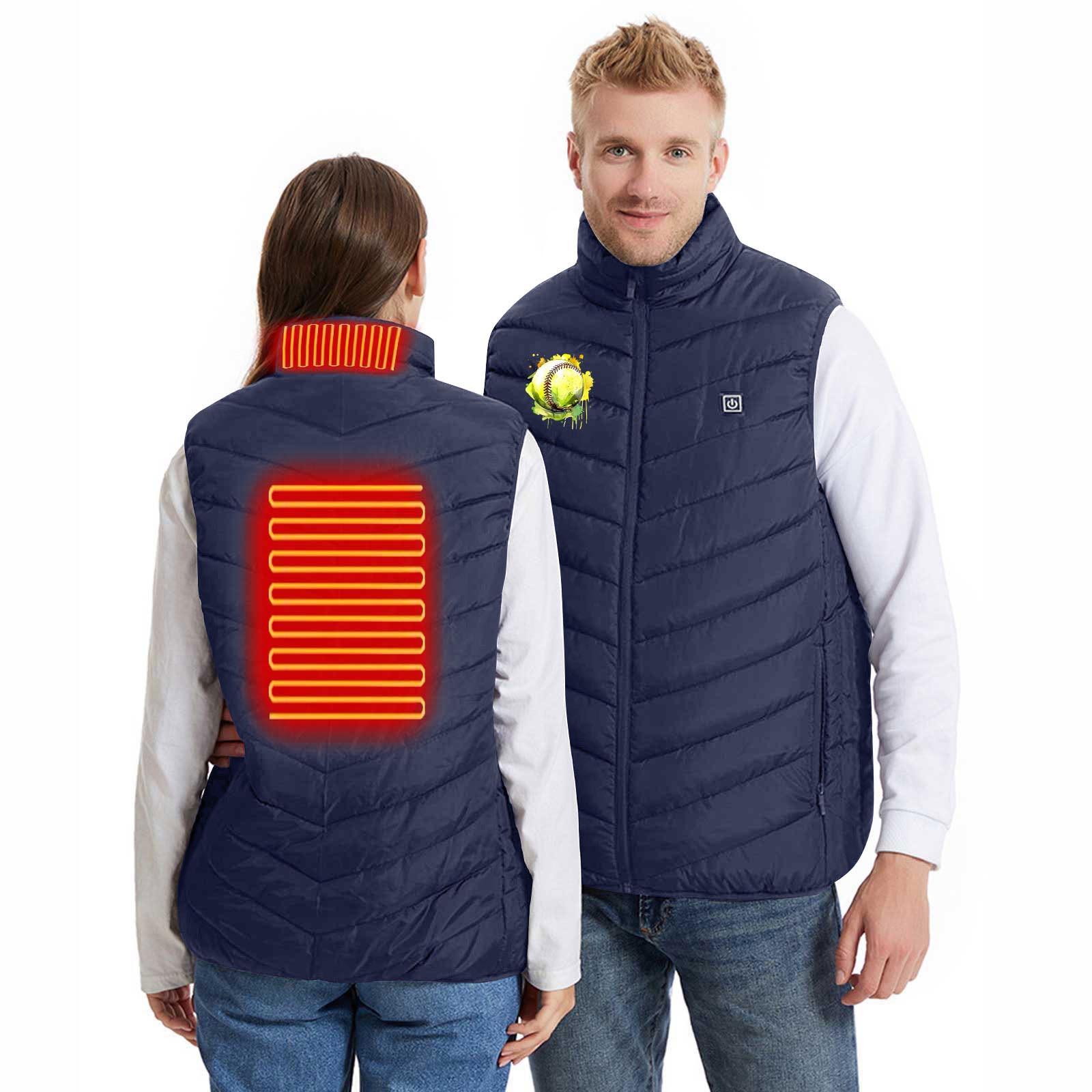 REORIAFEE Heated Vest Heated Clothing Unisex 2 Heated Zones Electric ...
