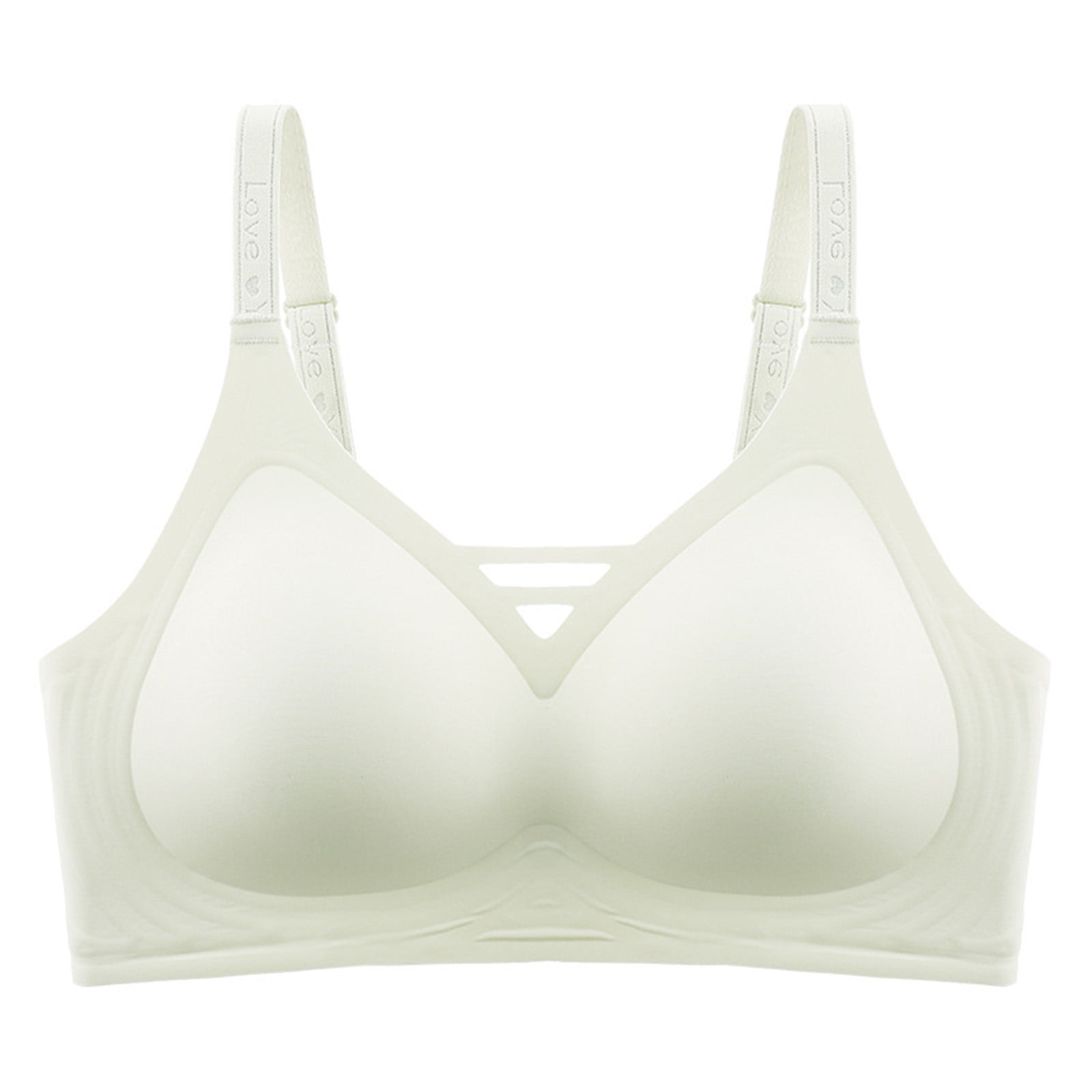 REORIAFEE Seamless Bras for Women Gathered Together No Wire Bras ...
