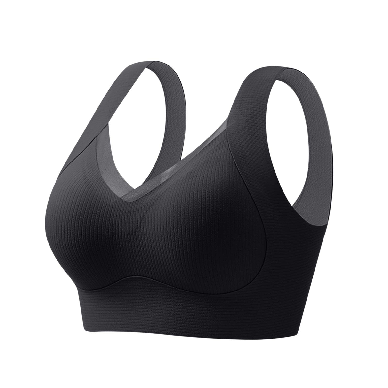 REORIAFEE Sports Bras for Women High Support Large Bust Gathered Daily ...