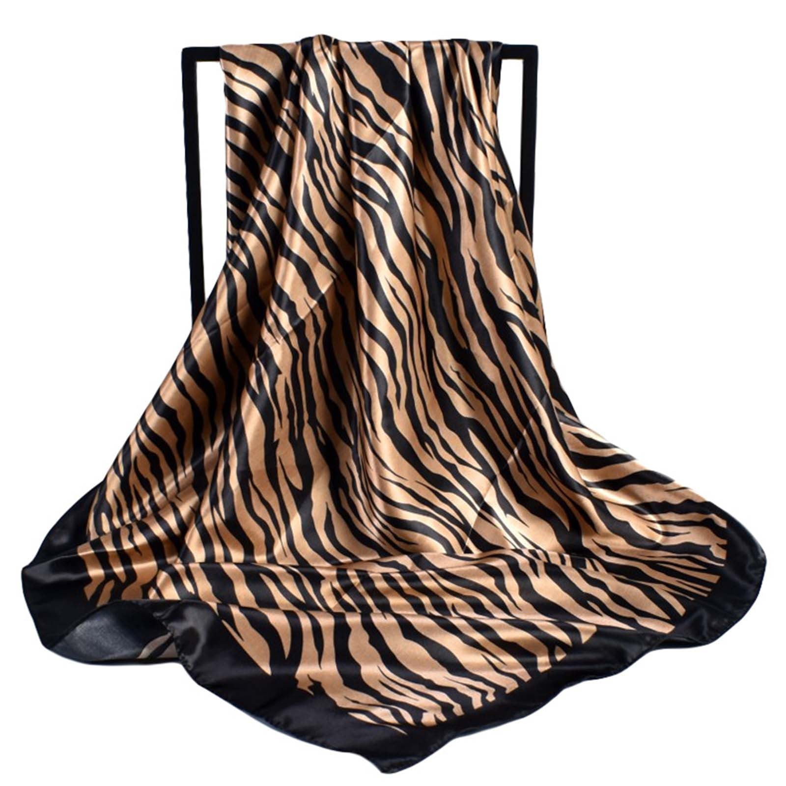 REORIAFEE Women's Fashion Silk Feeling Scarf Silk Like Head Scarf for ...