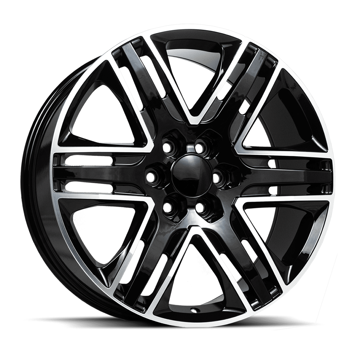 REP 051 22X9 6X139.7 +31 78.1 Gloss Black Milled Wheel - Walmart.com