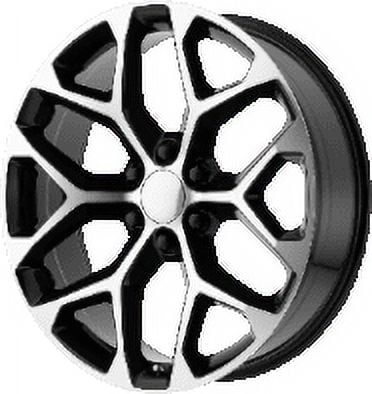 REP G09 22X9 6X139.7 +24 78.1 Gloss Black Machined Face - Walmart.com