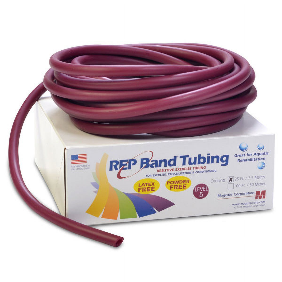 REP latex-free exercise tubing, plum (5), 25 feet - Walmart.com