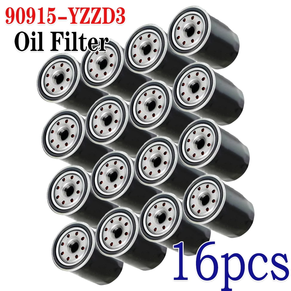 REPLACE FOR LEXUS AND TOYOTA OIL FILTER 90915-YZZD3 16PCS - Walmart.com