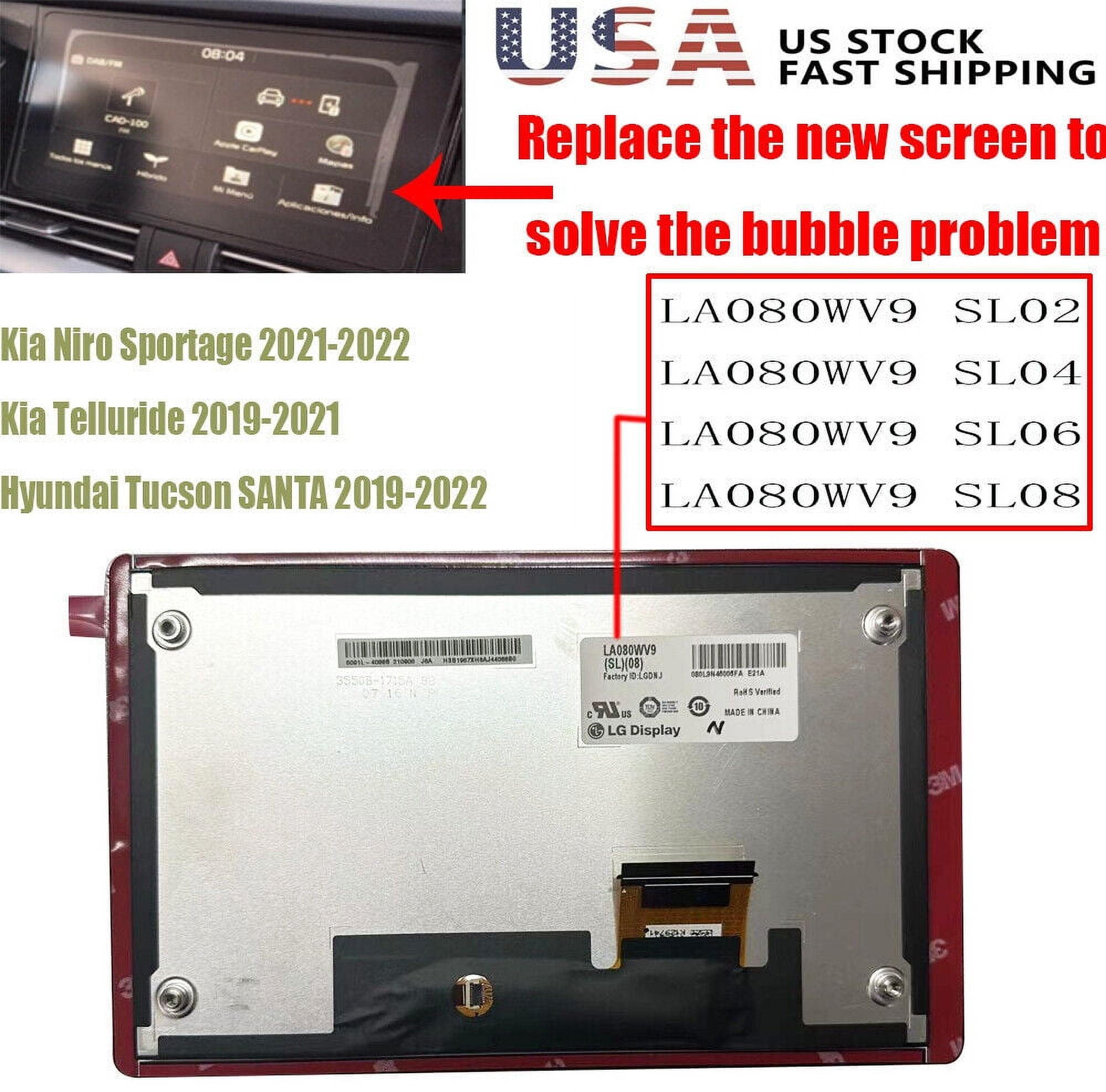 REPLACEMENT LCD DISPLAY TOUCH For Kia Niro Telluride Hyundai SANTA FE ...