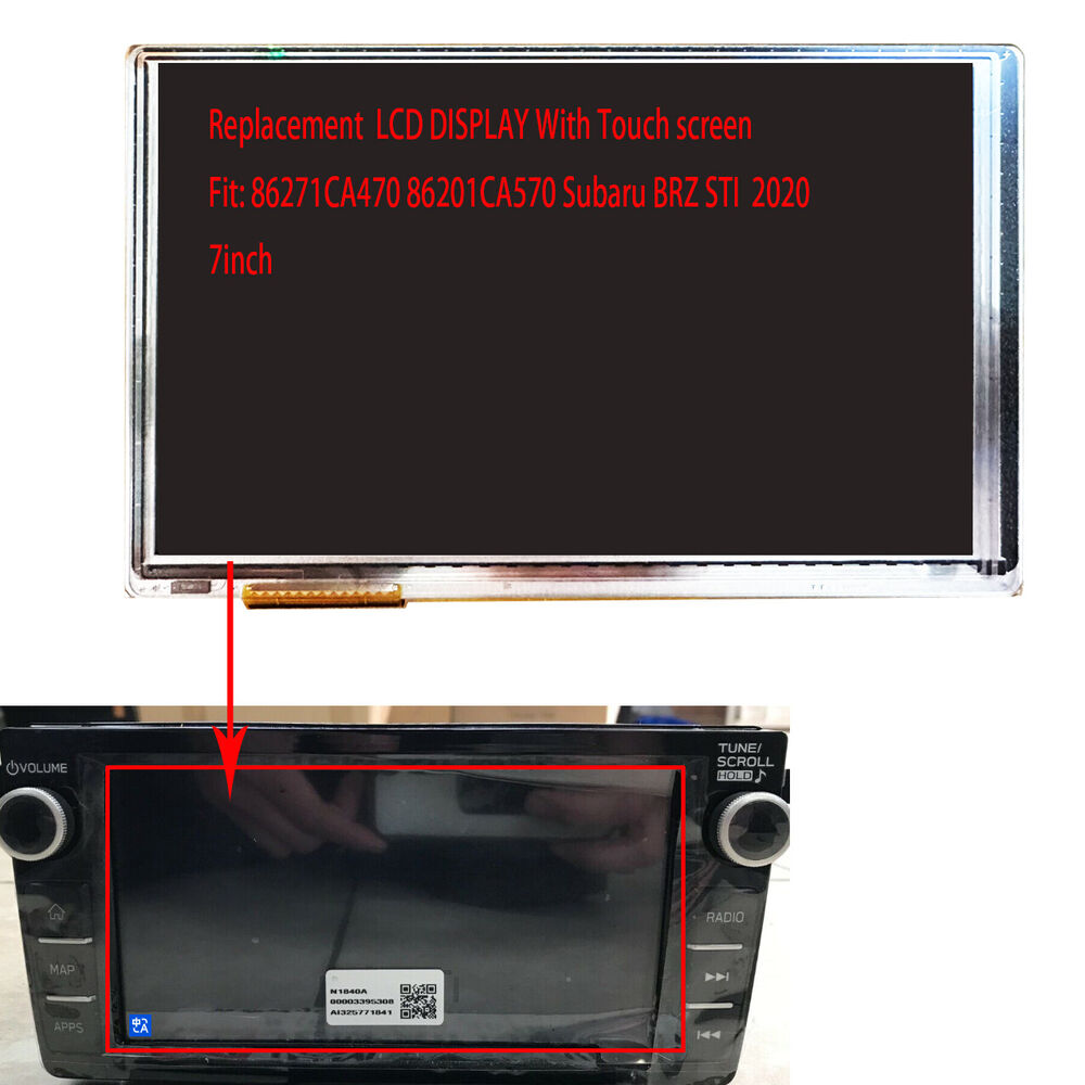 REPLACEMENT LCD Display Touch screen 2020 Subaru BRZ STI Radio ...