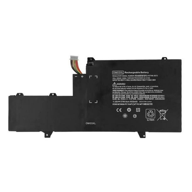 REPLACEMENT OM03XL 863280-855 BATTERY FOR HP ELITEBOOK X360 1030 G2 11 ...
