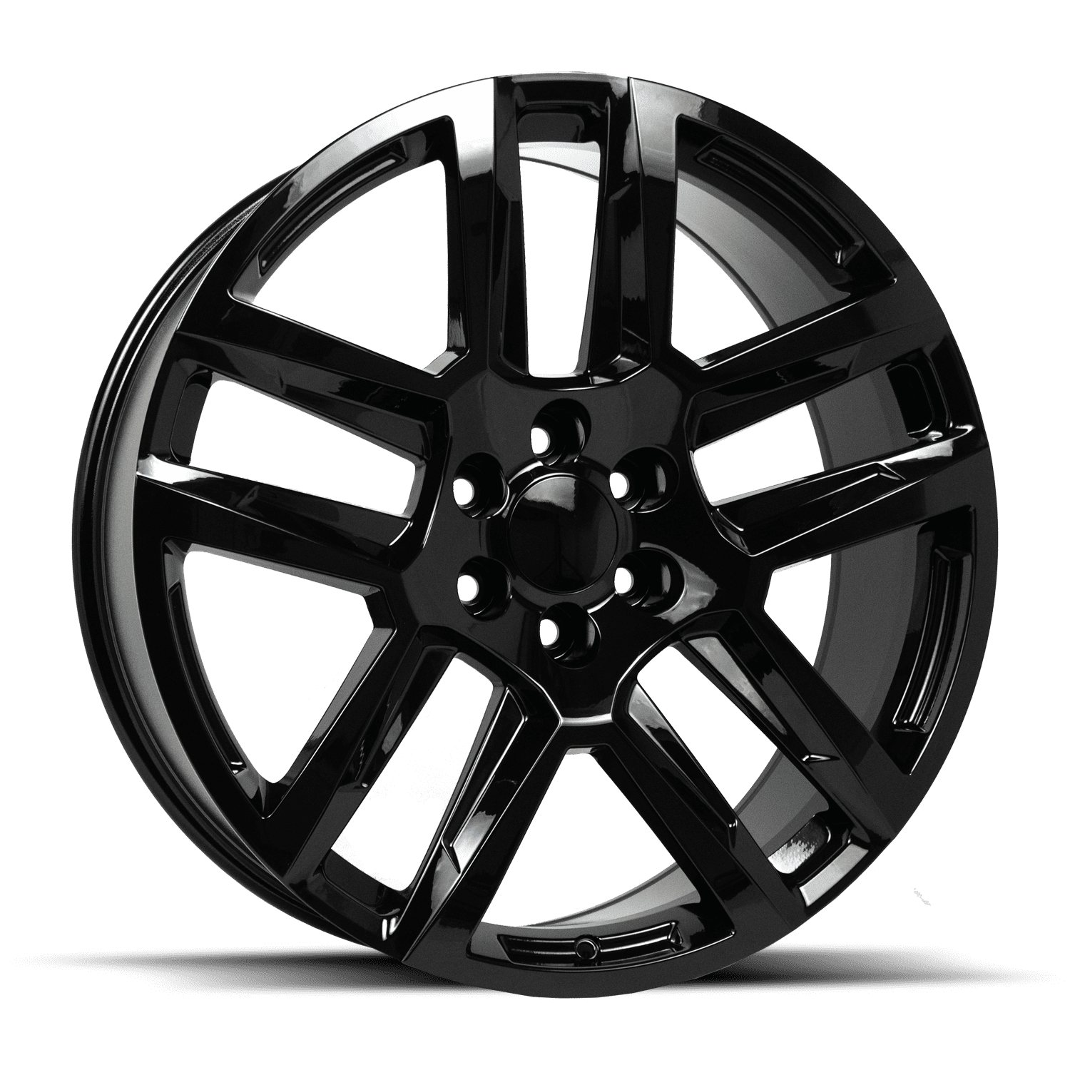 REPLICA 048 26X10 6X139.7 31ET 78.1CB Gloss Black Wheel - Walmart.com