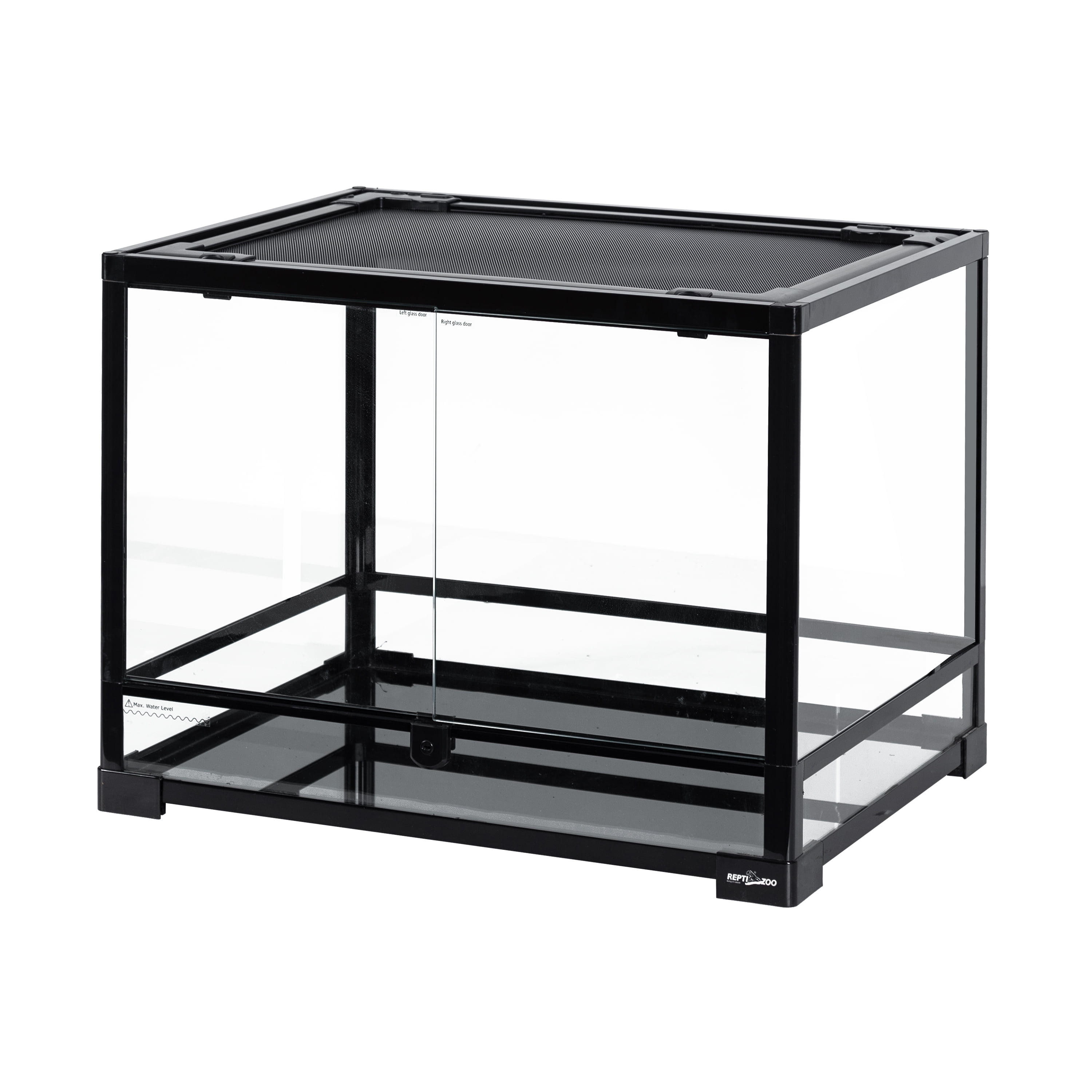 REPTIZOO 34 Gallon Reptile Glass Terrarium Tank 24" x 18" x 18"(Knock ...