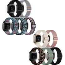 REQO Stretchy Bands Compatible with Fitbit Versa 2 / Versa/Lite/SE ...
