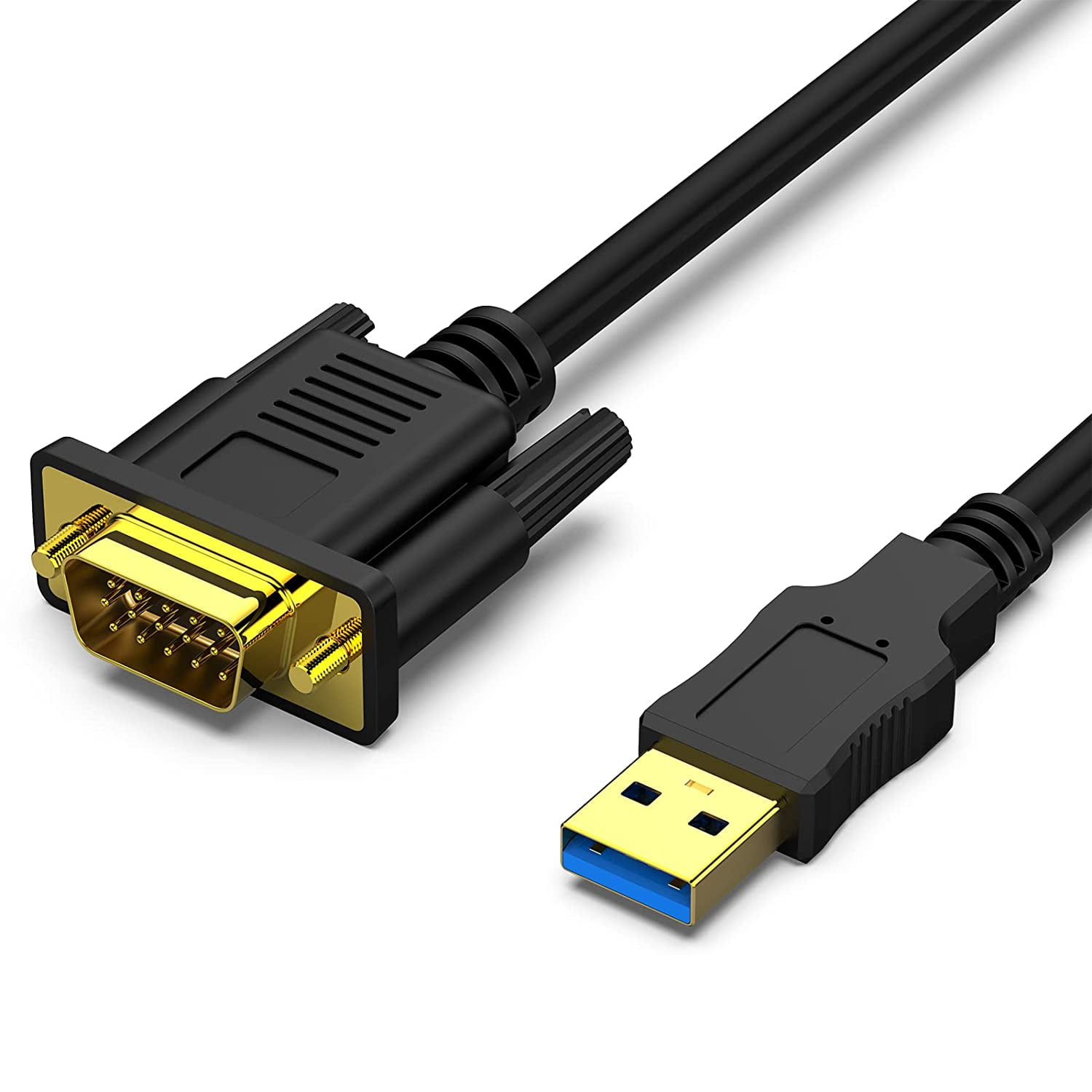 REQO 6 Feet USB 3.0 to VGA Cable Male to Male, Uni-Directional USB to ...