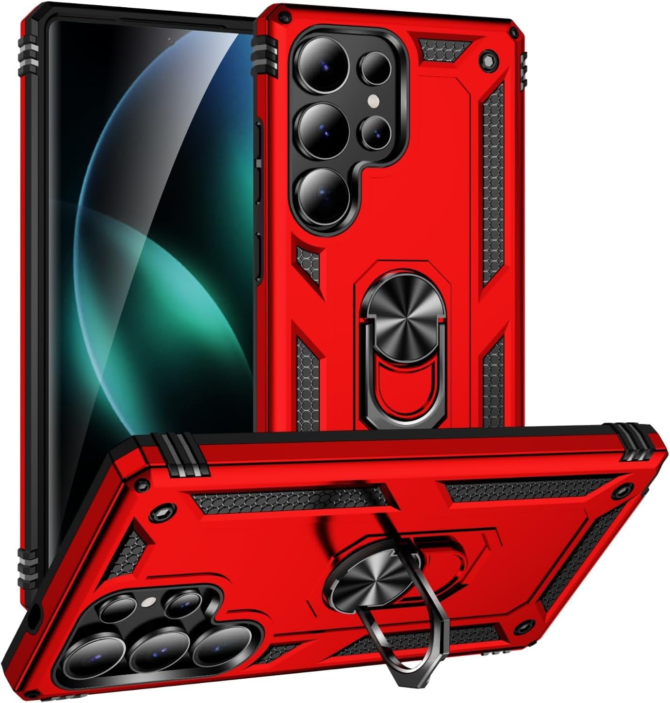 REQO Case Compatible with Samsung Galaxy S25 Ultra 5G Case, Military ...