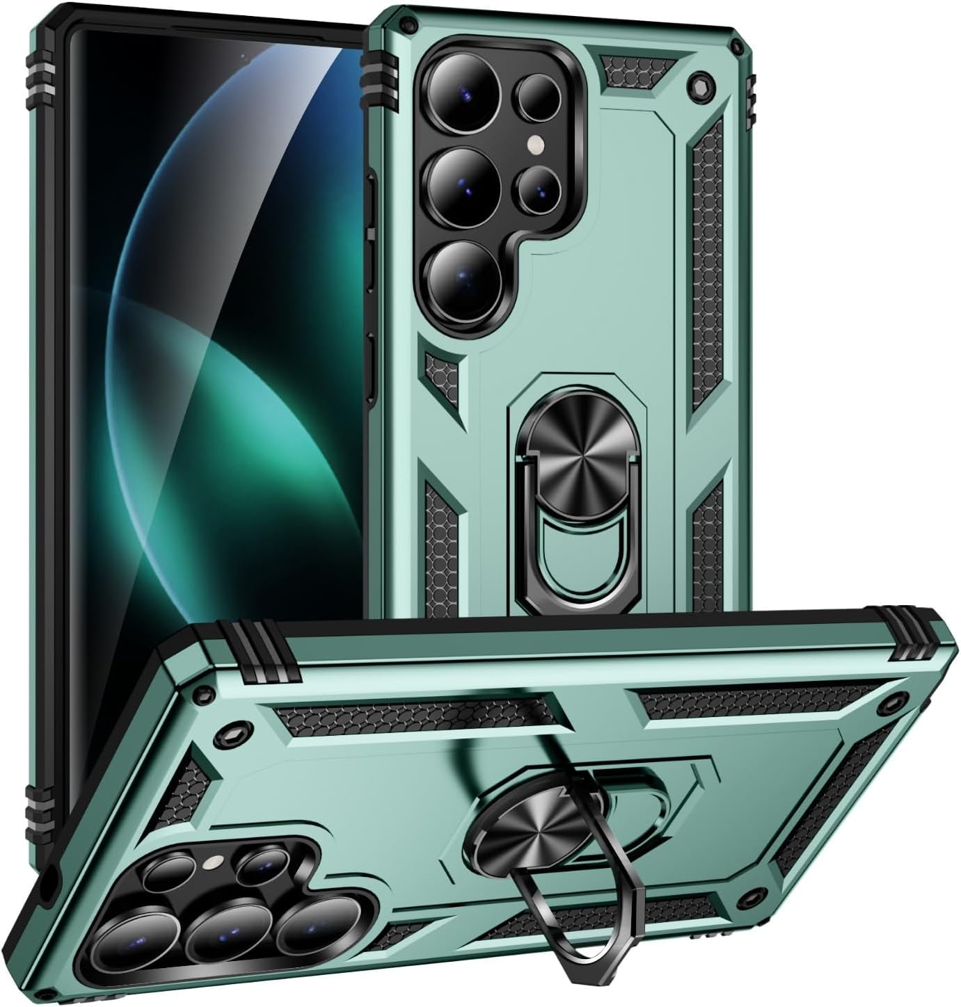 REQO Case Compatible with Samsung Galaxy S25 Ultra 5G Case, Military Grade Drop Protection Cover ...