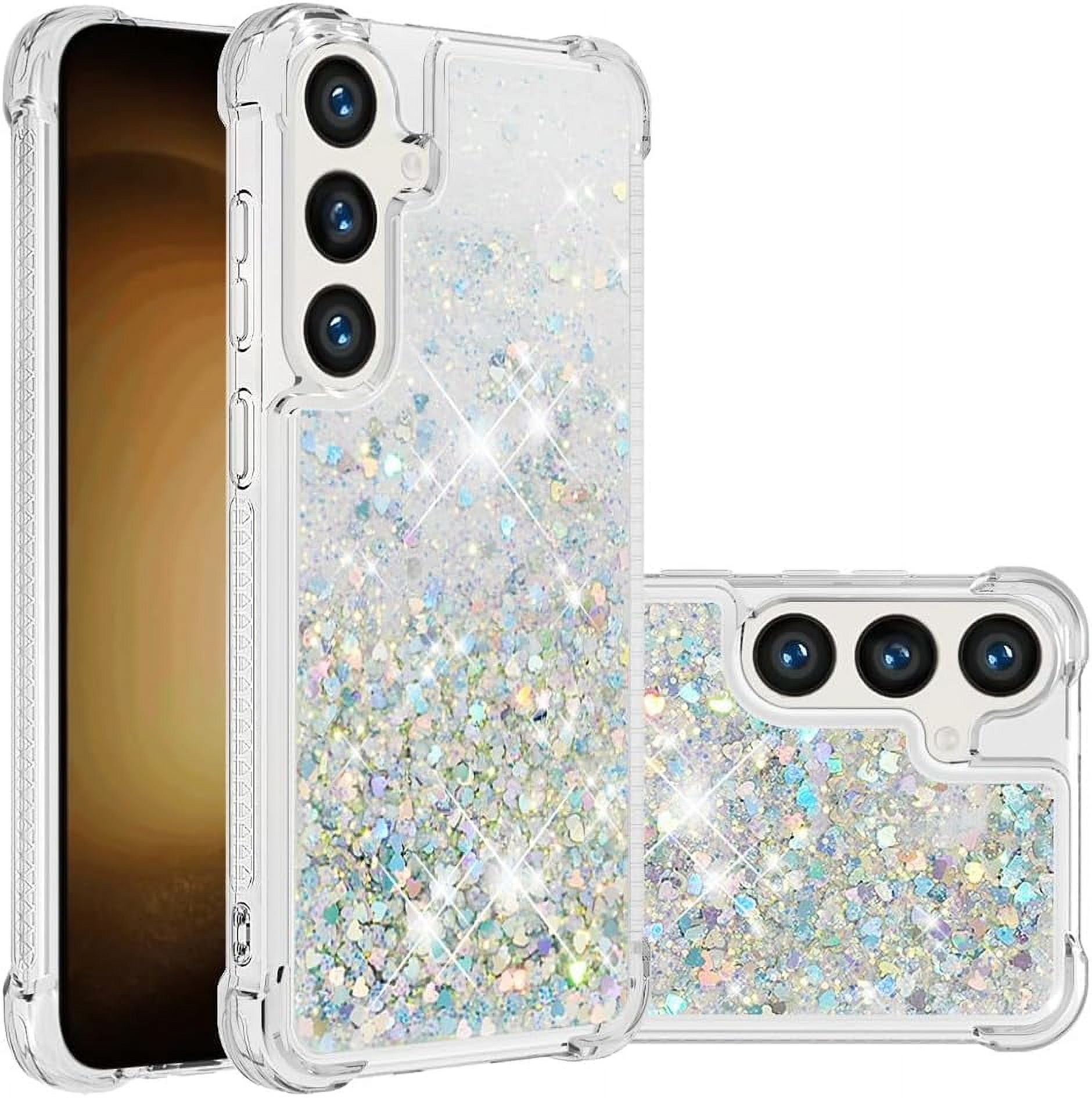 REQO Case for Samsung Galaxy S25 Plus Case Glitter Sparkle Cute Liquid ...