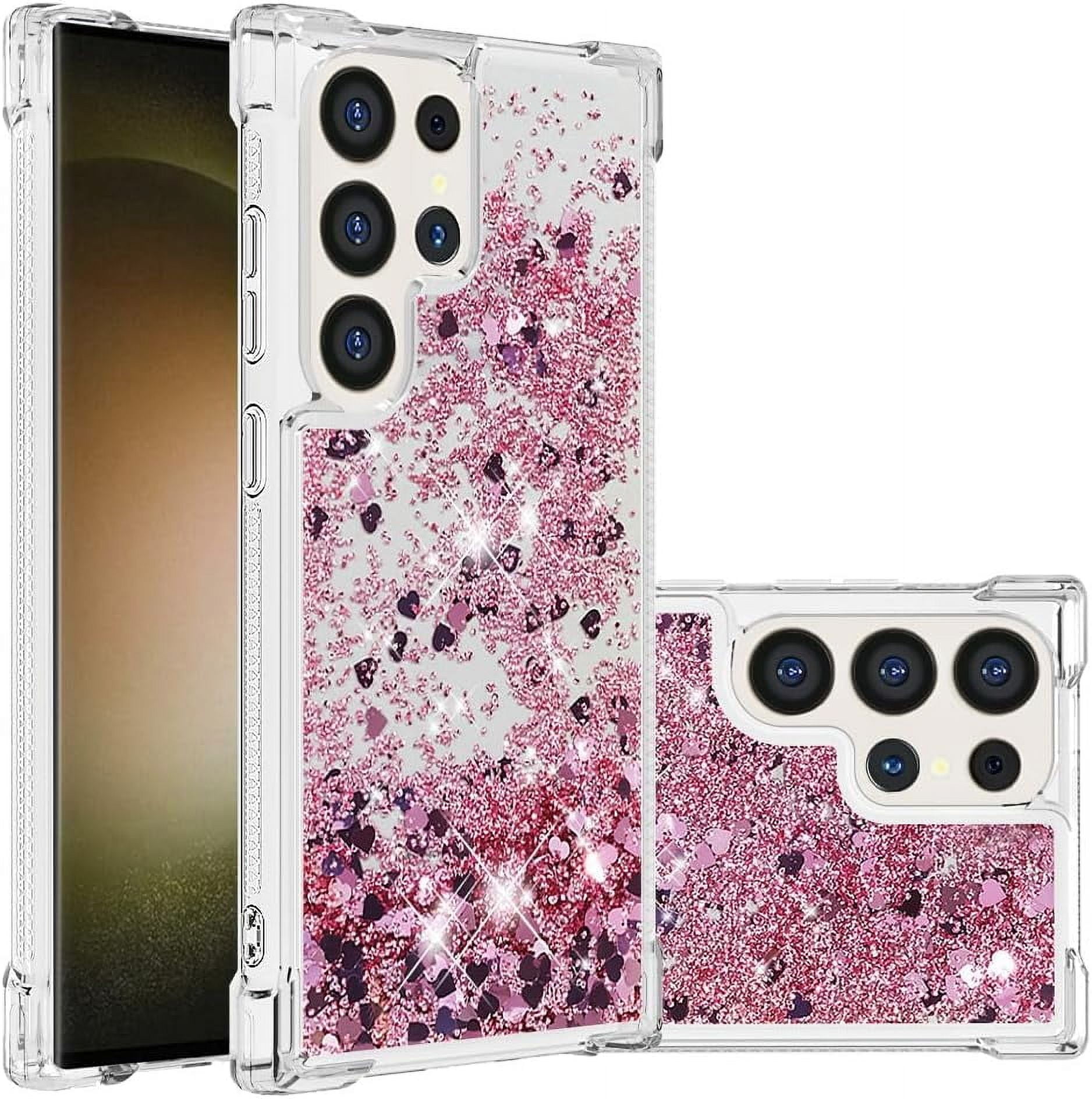 REQO Case for Samsung Galaxy S25 Ultra Case Glitter Sparkle Cute Clear ...