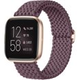 REQO Compatible Fitbit Versa Bands, Braided Stretchy Bracelet ...
