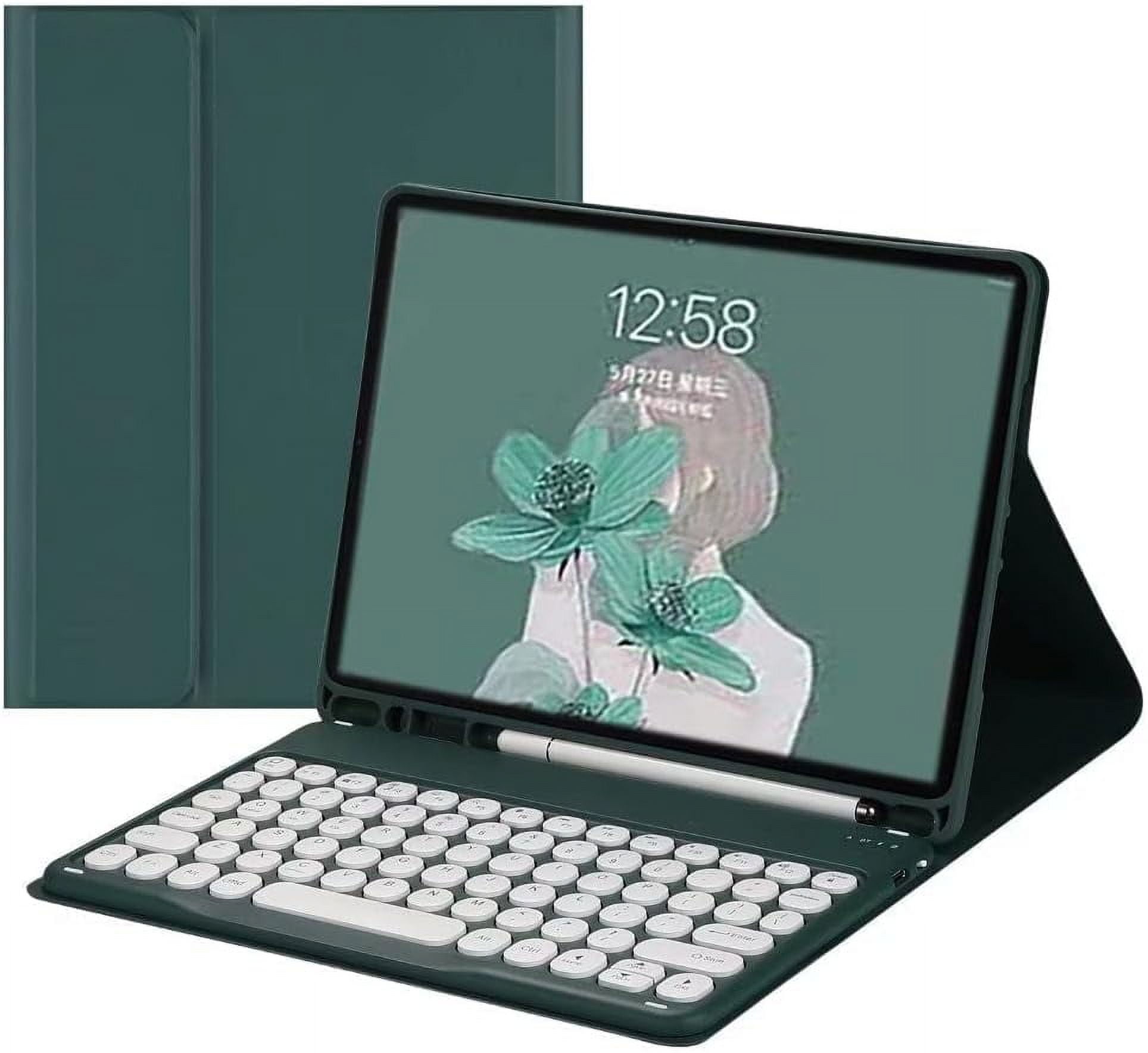 REQO Galaxy Tab S8 Plus/S7 FE /S7 Plus Keyboard Case with S Pen Holder ...