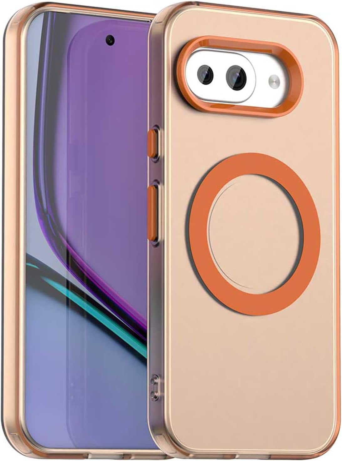 REQO Magnetic Case Compatible for Google Pixel 9A Case Wireless Charging,[Compatible with ...