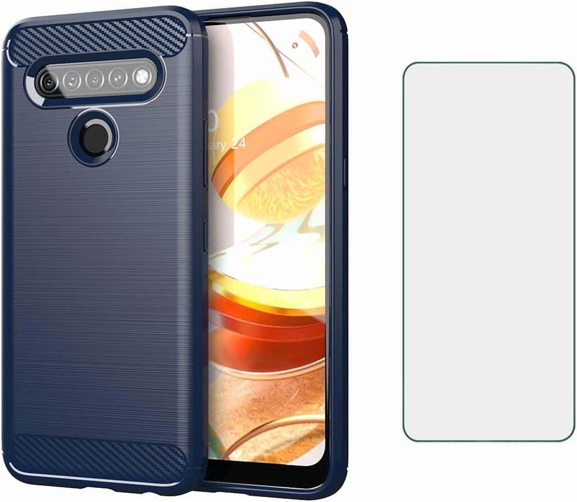 REQO Phone Case for LG K61/Q61/K51S/K41S with Tempered Glass Screen ...