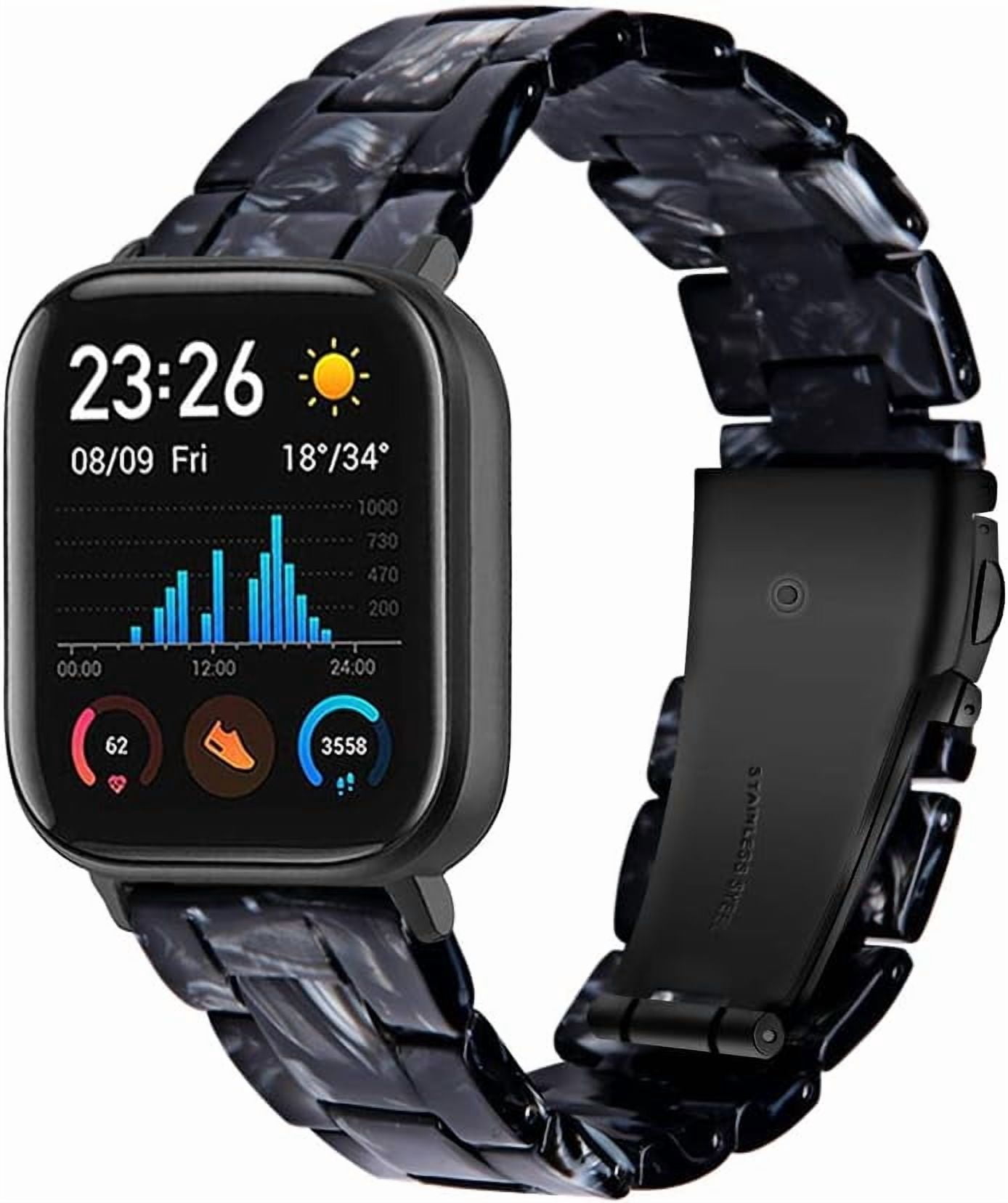 REQO Resin Bands Compatible with Amazfit Bip 6/Bip 5/Pace/Cheetah ...