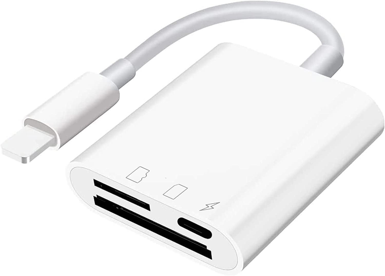 REQO SD Card Reader for iPhone iPad,Micro SD Card Reader Memory Card ...