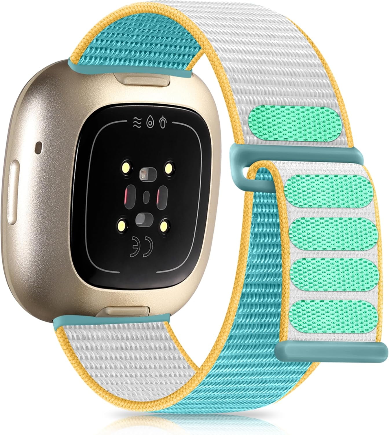 REQO Strap Compatible with Fitbit Versa 3 Versa 4 Bands/Fit bit Sense ...