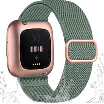 REQO Compatible Fitbit Versa Bands, Braided Stretchy Bracelet ...