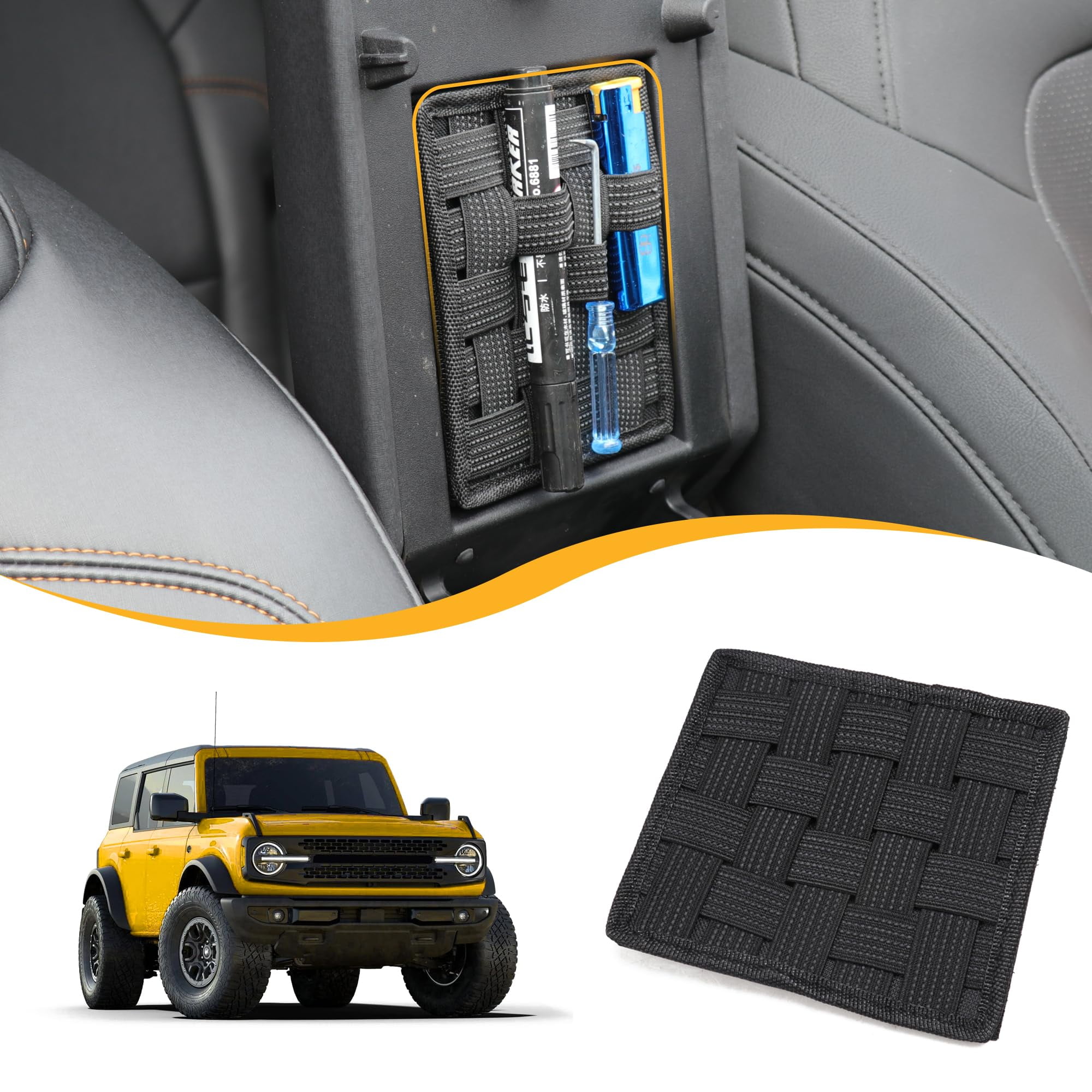 RERPRO Center Console Organizer Storage Compatible with 2021 2022 2023 ...