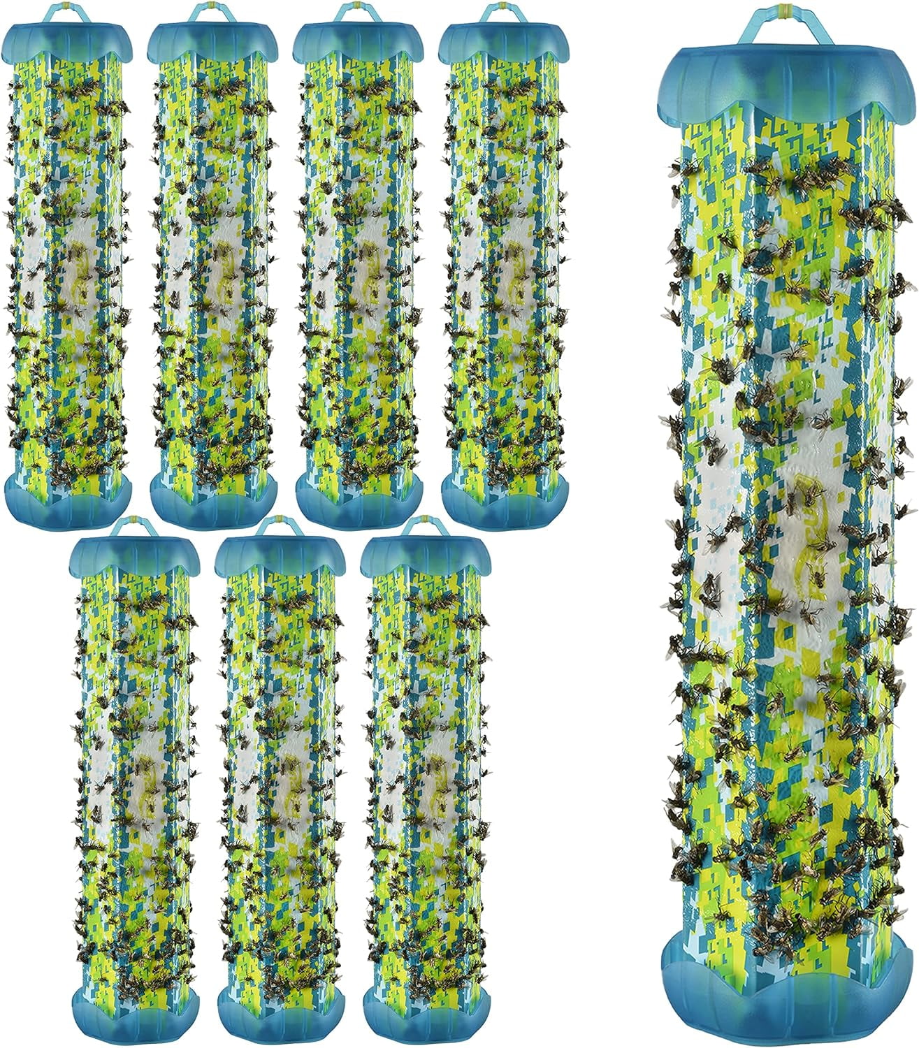 RESCUE! Fly TrapStik – Indoor Hanging Fly Trap - 8 Pack - Walmart.com