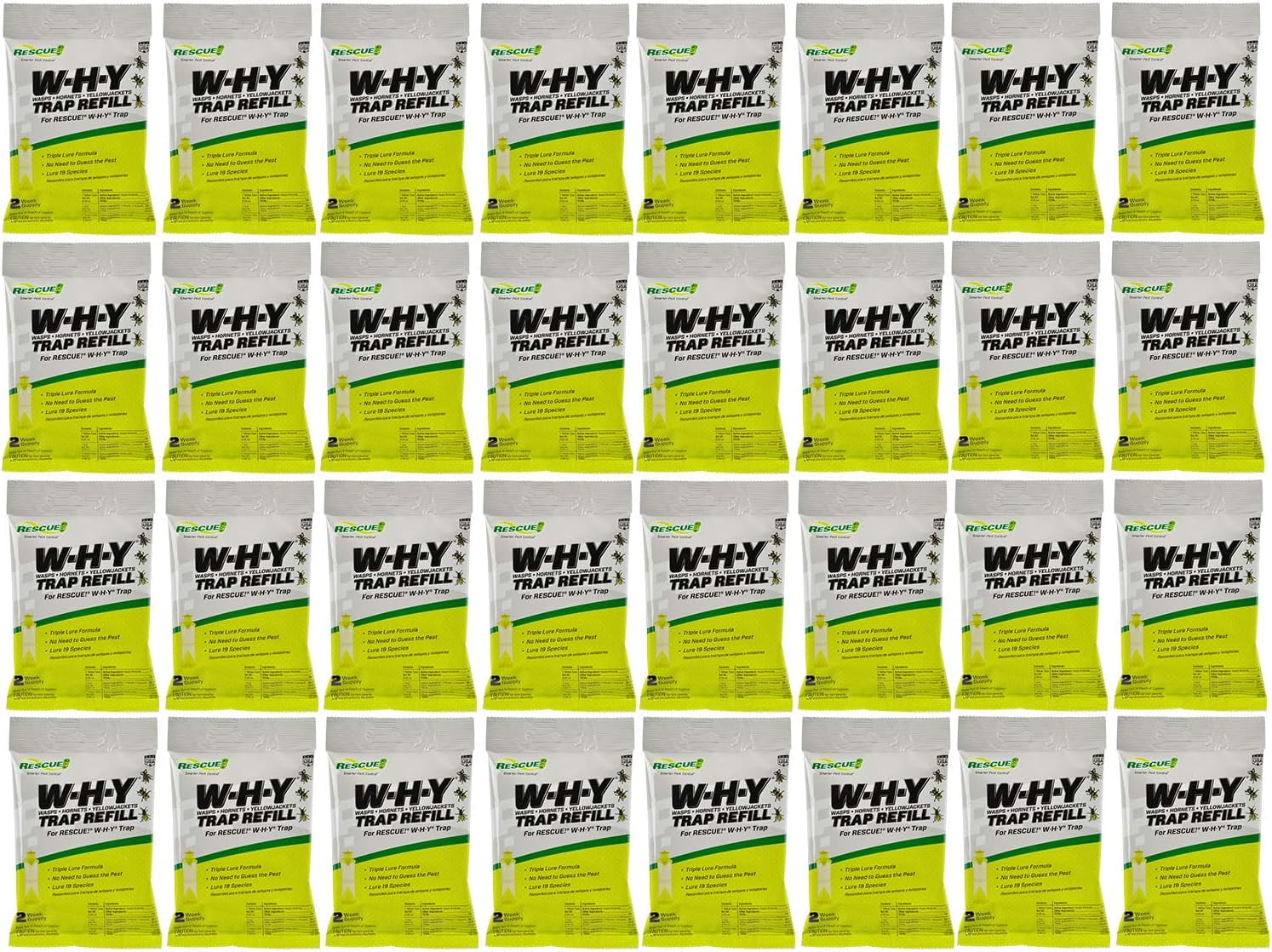 RESCUE! Non-Toxic Wasp, Hornet, Yellowjacket Trap (WHY Trap) Attractant ...