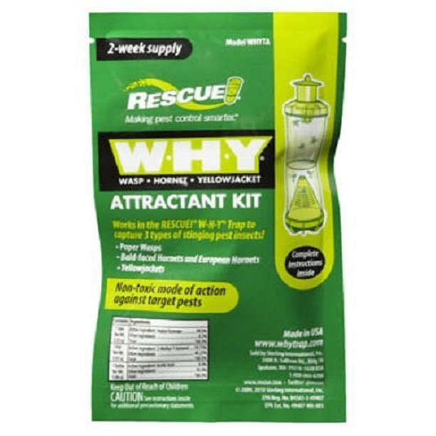 RESCUE WHYTA WHY Trap Wasp, Hornet, Yellow Jacket Non-Toxic Attractant ...
