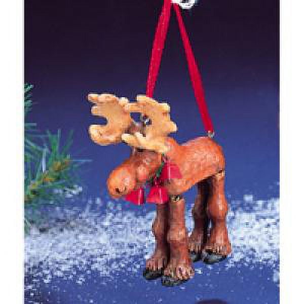 Kurt Adler Resin Moose With Hinged Legs Ornament - Walmart.com