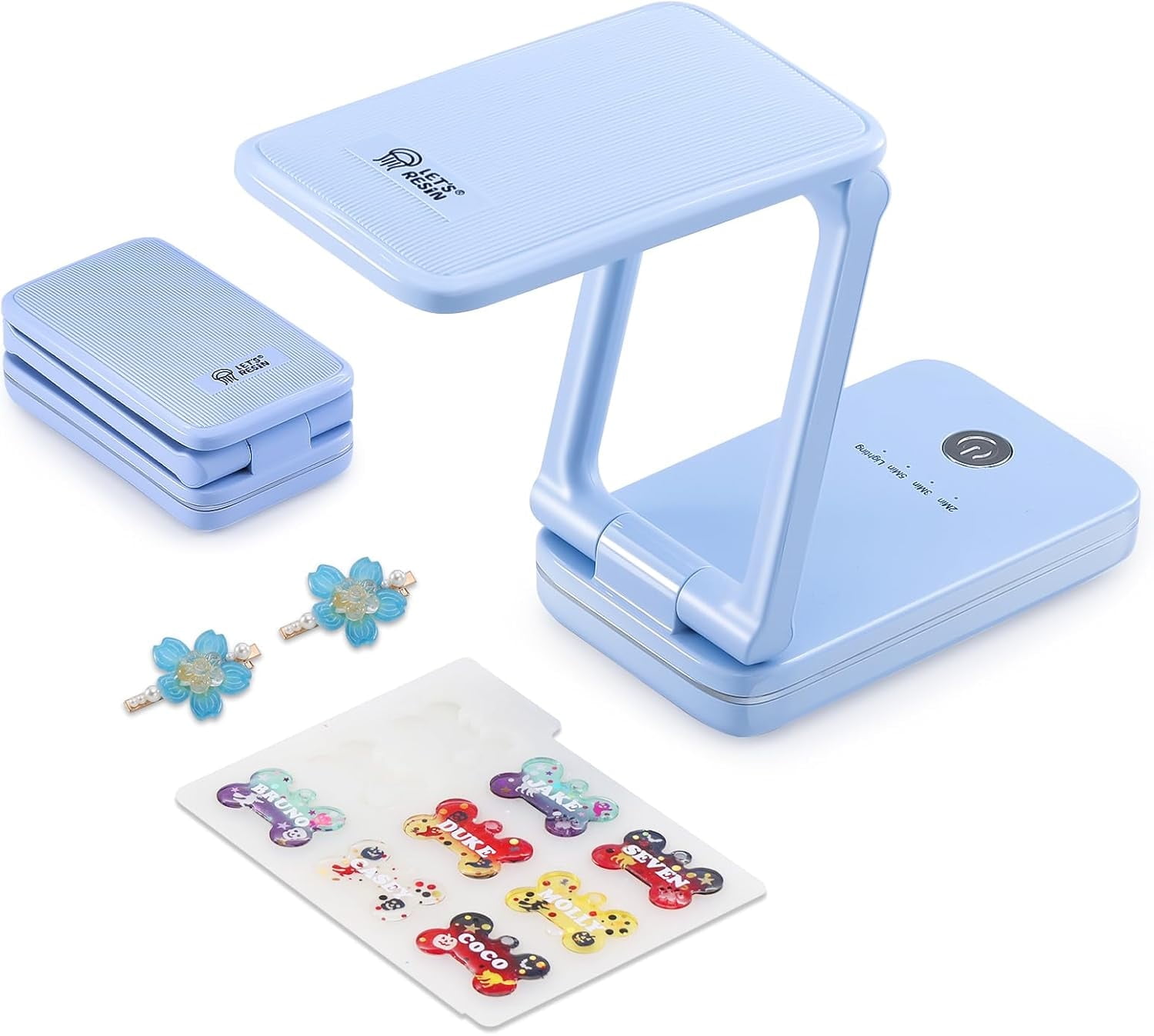 Let's Resin Rechargeable UV Light, Foldable & Height Adjustable UV ...
